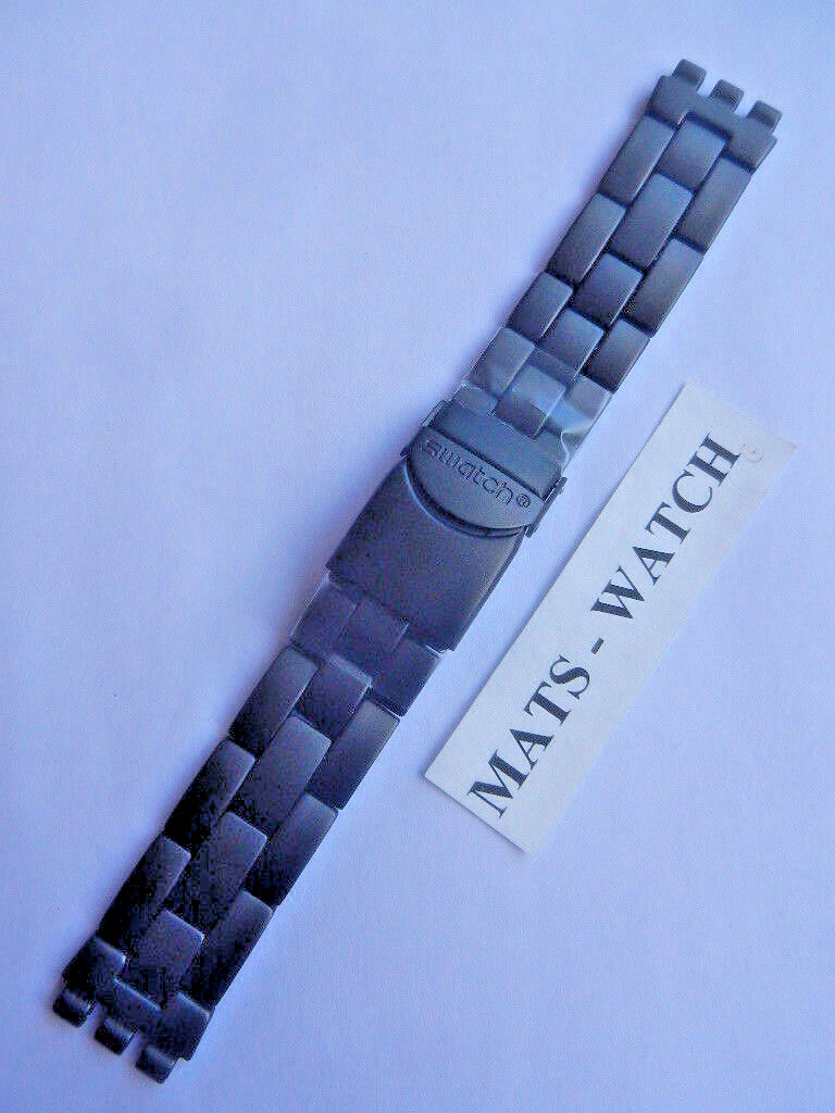 SWATCH+BAND+IRONY DIAPHANE CHRONO+GREEN-GREY+ALUMINIUM+NEU/NEW | eBay
