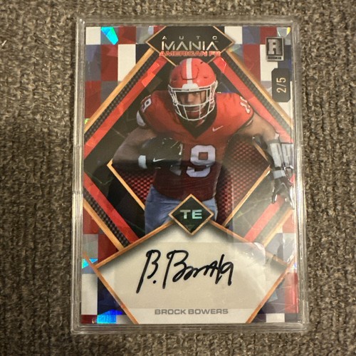 2024 Wild Card Auto Mania American RC Rookie /5 Brock Bowers | eBay