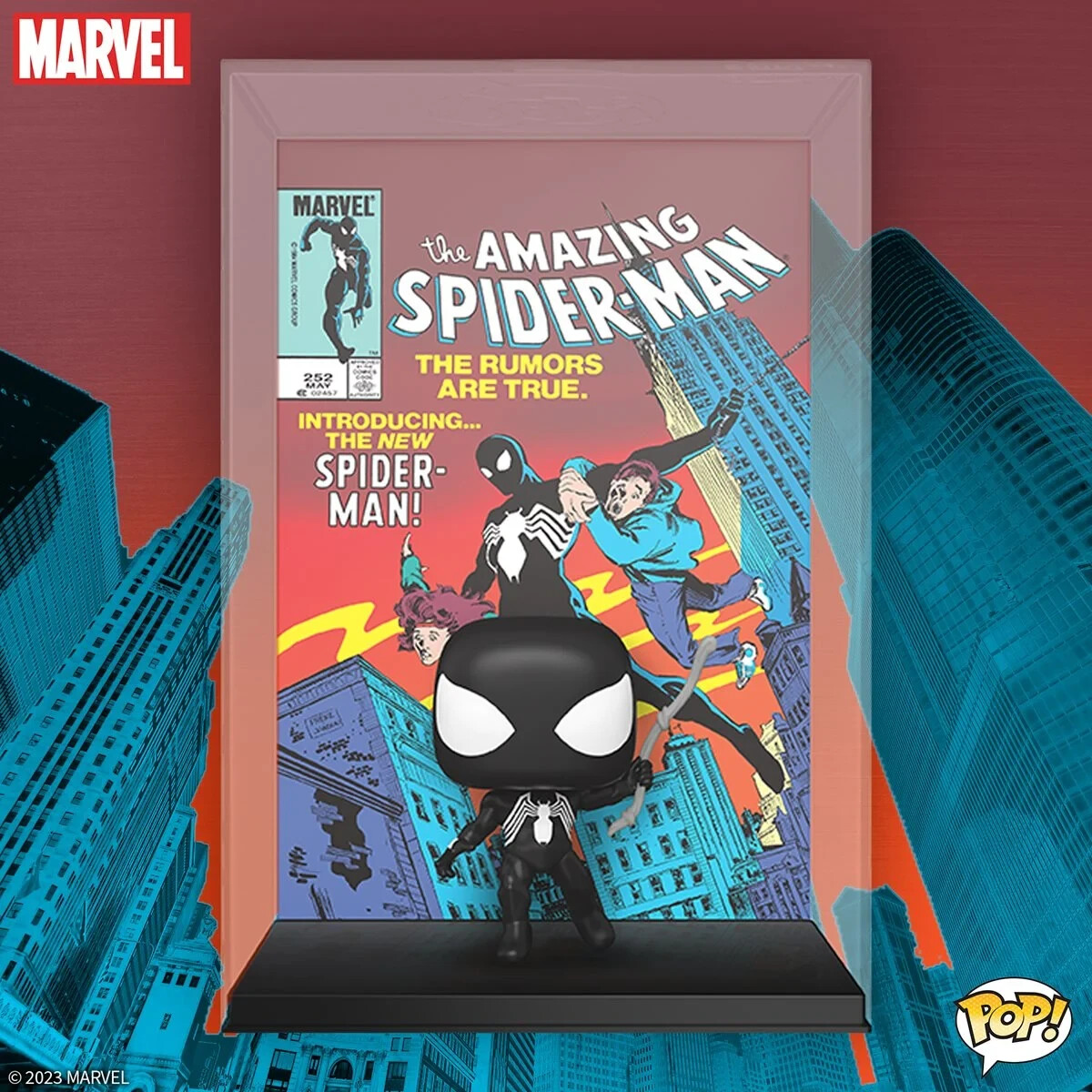 Funko POP Comic Cover Marvel Amazing Spider-Man Symbiote Comic #252 | eBay