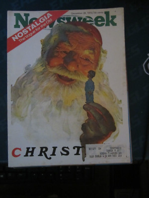 Newsweek Magazine December 1970 Christmas Santa Nostalgia Vogue for the ...