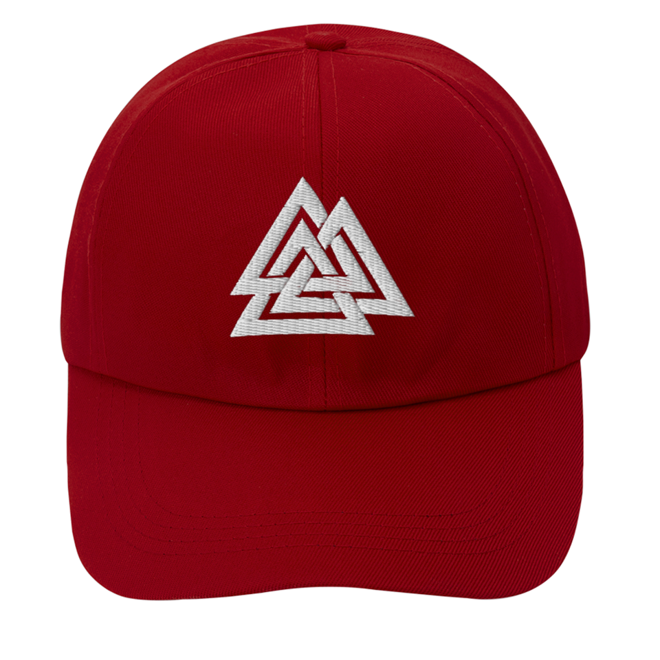 Valknut Odin's Knot Viking Symbol Embroidered Hat, Custom Hat, Trucker ...