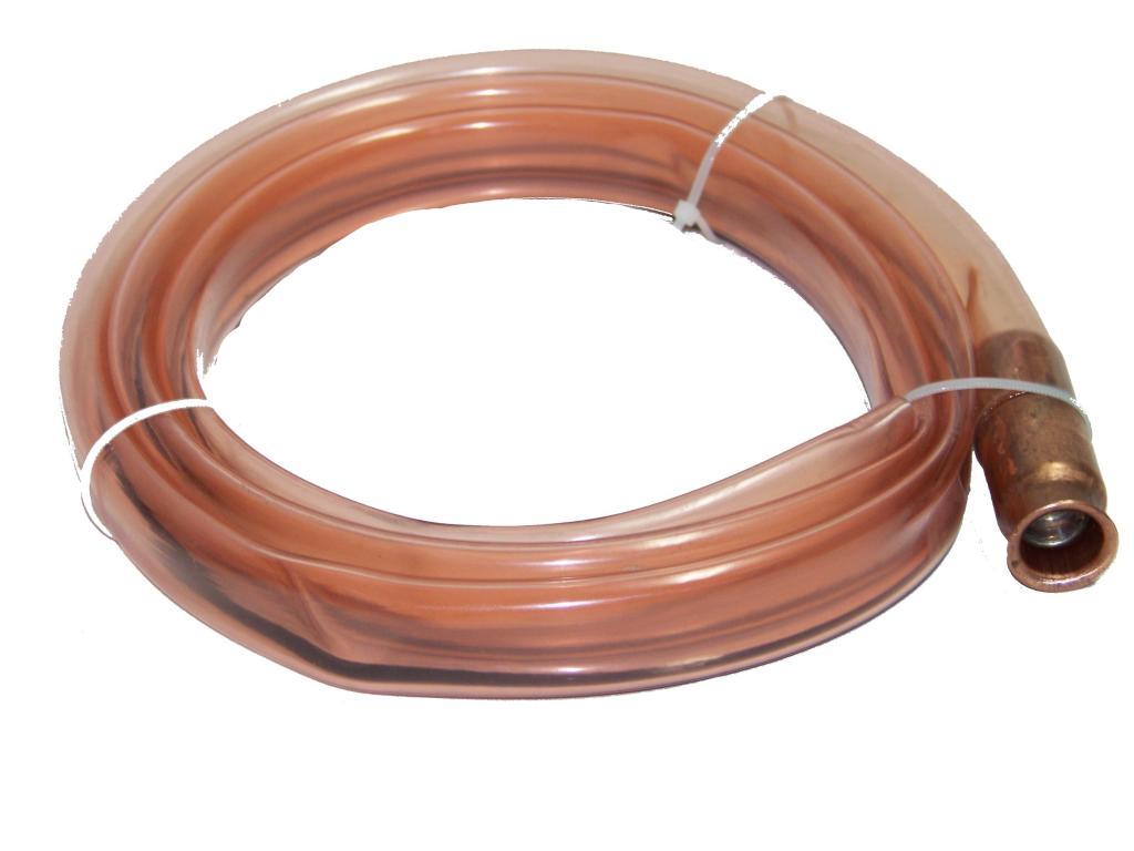 6 FT SELF PRIMING TRANSFER FUEL WATER OIL PAINT COPPER SIPHON HOSE ...