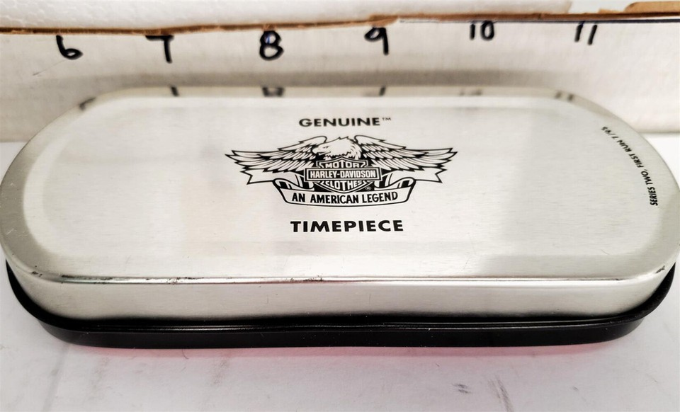 Vintage Harley Davidson Motorclothes Genuine Timepiece Watch with Tin ...