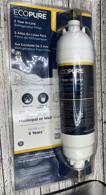 EcoPure In-Line Refrigerator Filter EPINL30 universal 5 Years 💦well ...