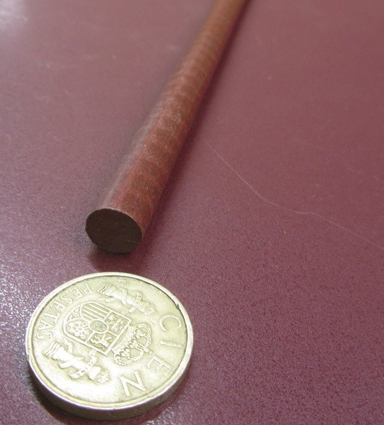 PTFE Rulon LR Round Rod, Maroon Tint, 3/8" Diameter x 1 Foot Length | eBay