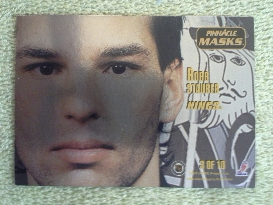 1993-94 Pinnacle ROBB STAUBER Pinnacle Masks Foil - LA Kings | eBay