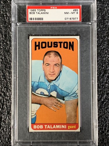 1965 Topps Football #85 Bob Talamini PSA 8 | eBay