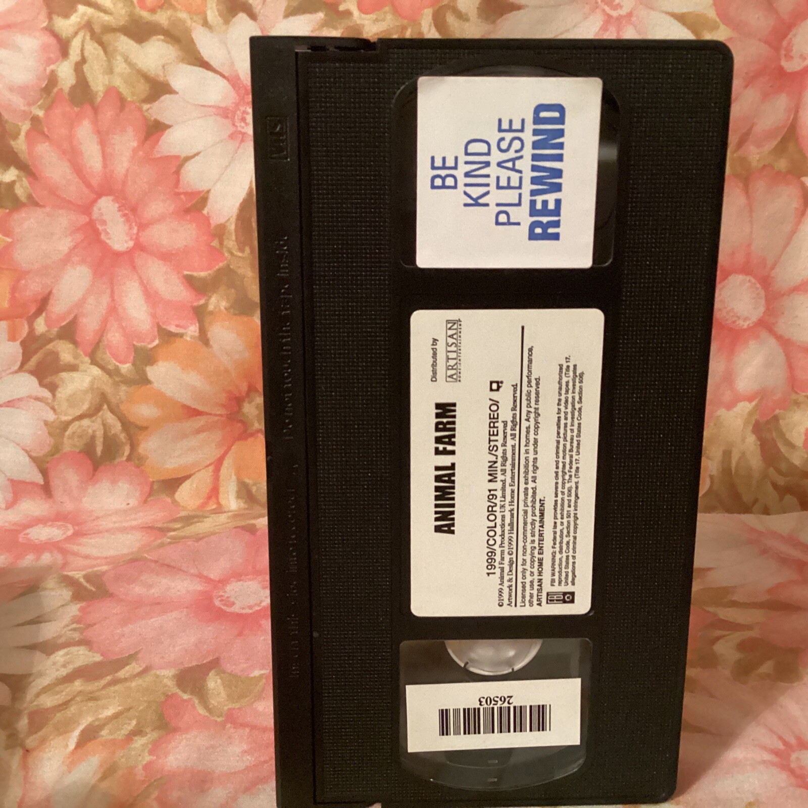 Animal Farm VHS Hallmark Home Entertainment Kelsey Grammer Julia Louis ...