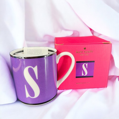 Lenox Kate Spade Wickford Letter Day Mug S Monogram Stripes Monogram 10 ...