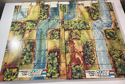 Vintage 1985 GI JOE COMMANDO ATTACK game Board and structures! | eBay