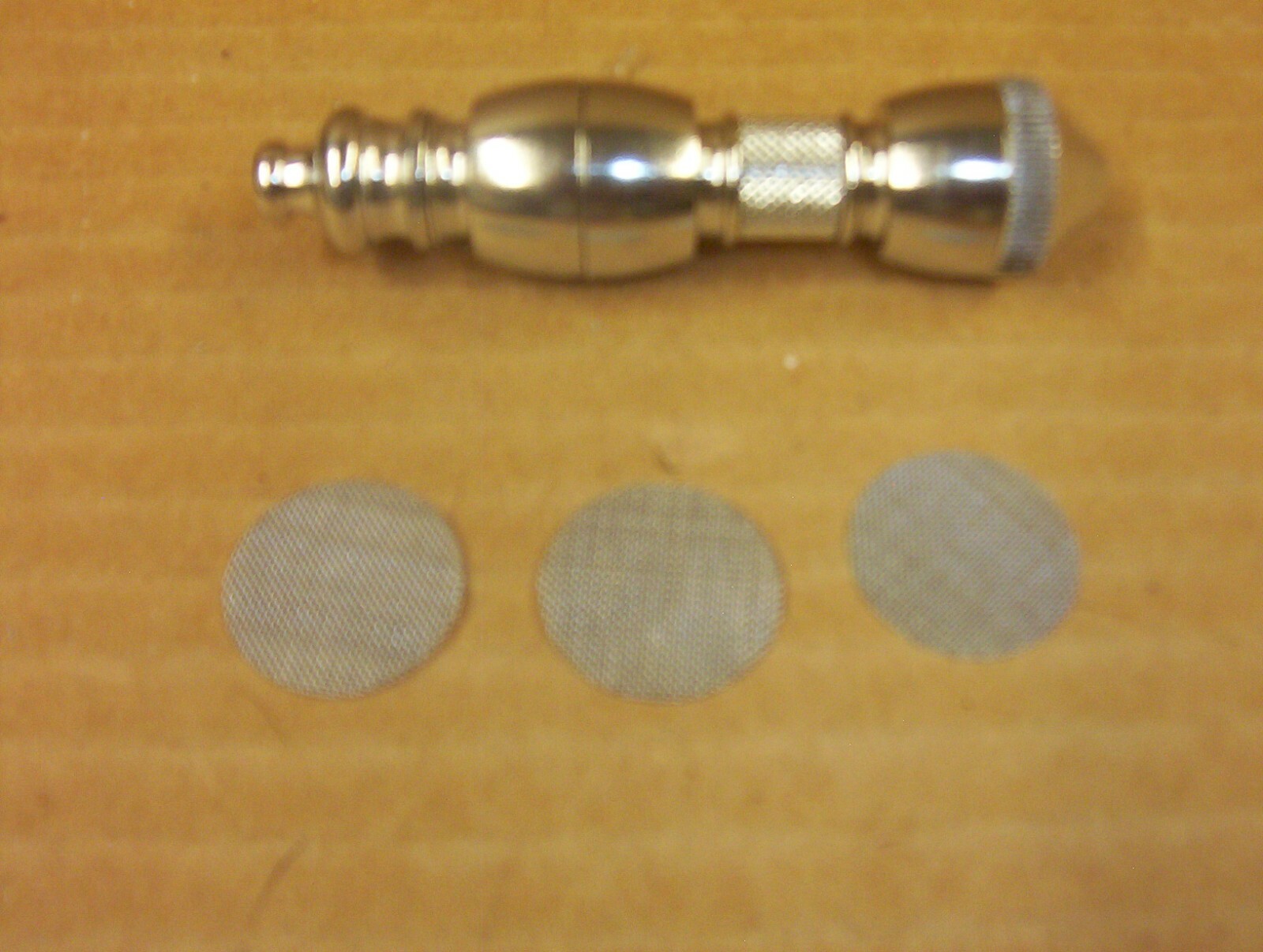 Metal Tobacco Hand Pipe Brass Chamber Sneak A Toke Chamber One Hitter ...