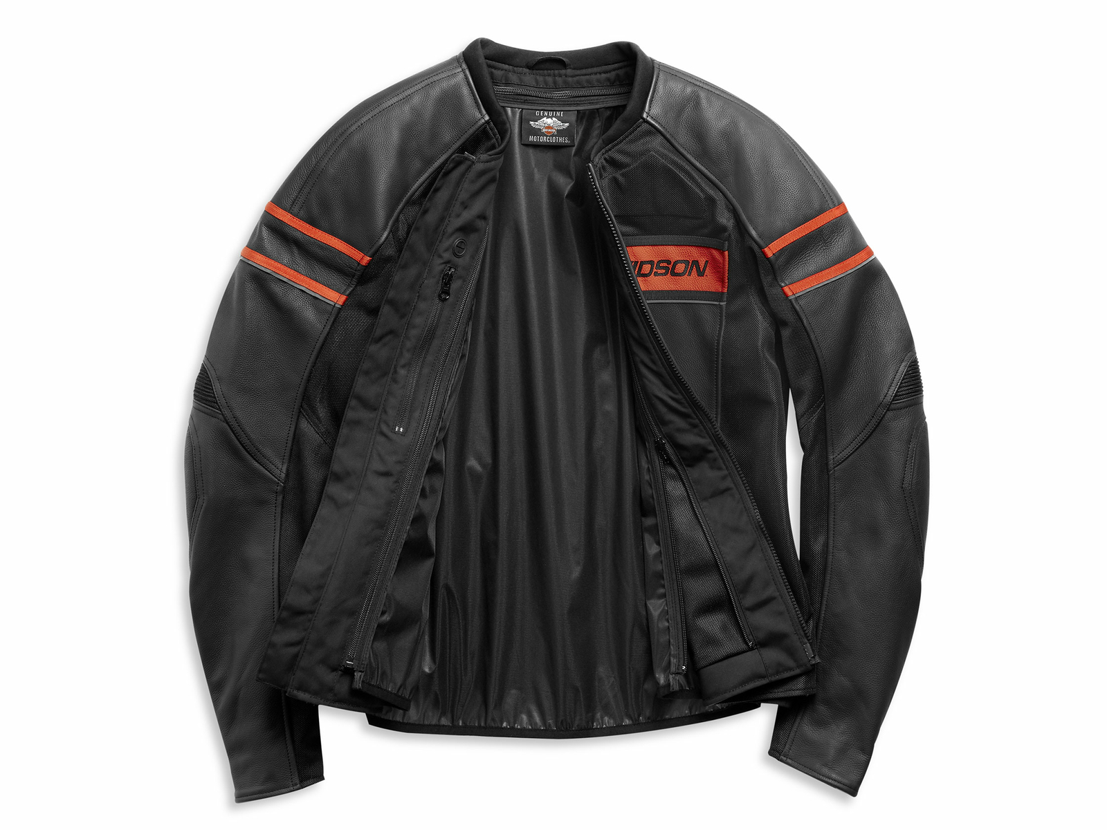 Harley Davidson Mens H-D Brawler CE Approved Leather Jacket 98004-21EH ...