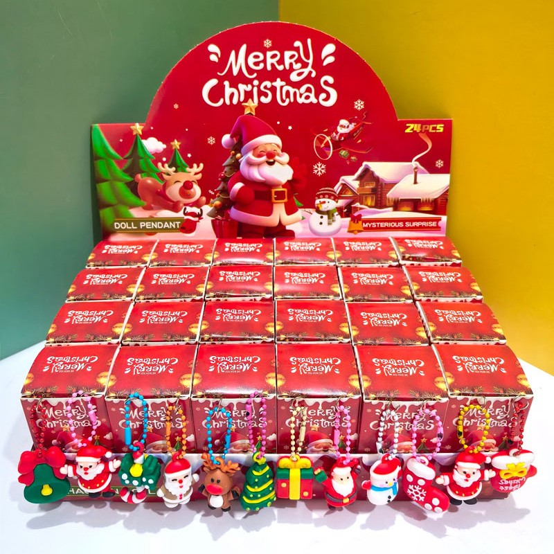 Christmas Themed Party Key Ring Gift Pack Surprise Box Suitable As ...