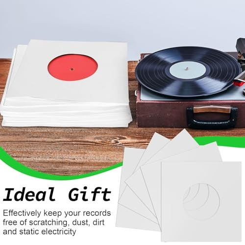 50 Pieces 7 Inch Vinyl Record Sleeves 45 RPM Paper Record Covers Paper ...