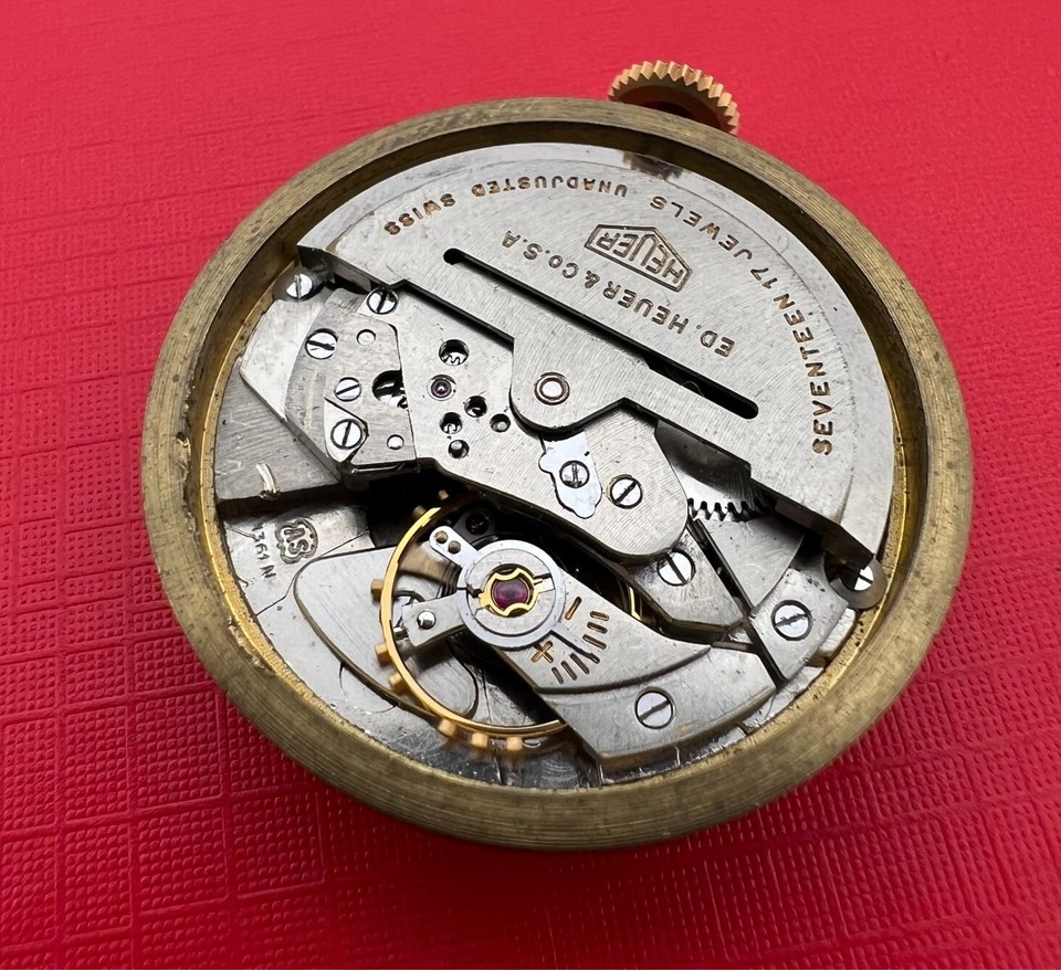 VINTAGE ED HEUER DERMONT DE LUXE AUTOMATIC MENS SWISS MADE MOVEMENT | eBay