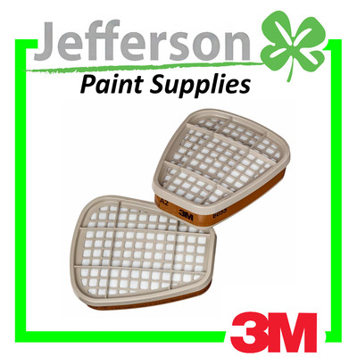 3M 6055 A2 Organic Vapour Cartridge Filter Cartridge - Suits 6000 / ...