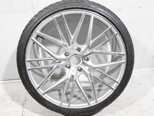 Road Force 22" Wheel RF13 Single Silver Machined Rim 90% Tire 22x9 ET ...