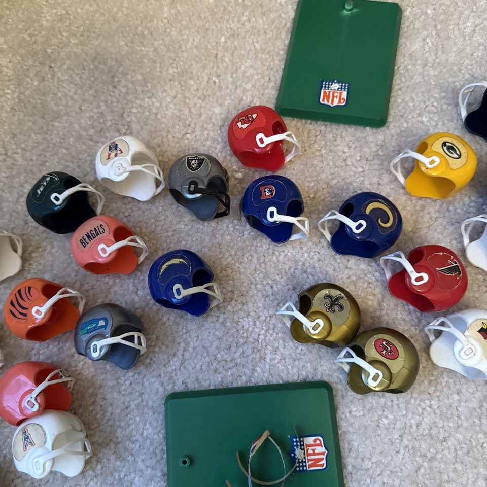 Lot of 28 Vintage NFL Mini Football Helmets NFC/AFC | eBay