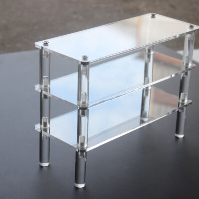 Acrylic Clear Stand Model Removable Display Shelf Transparent Perspex ...