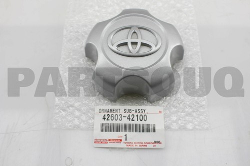 4260342100 Genuine Toyota ORNAMENT SUB-ASSY, WHEEL HUB 42603-42100 | eBay