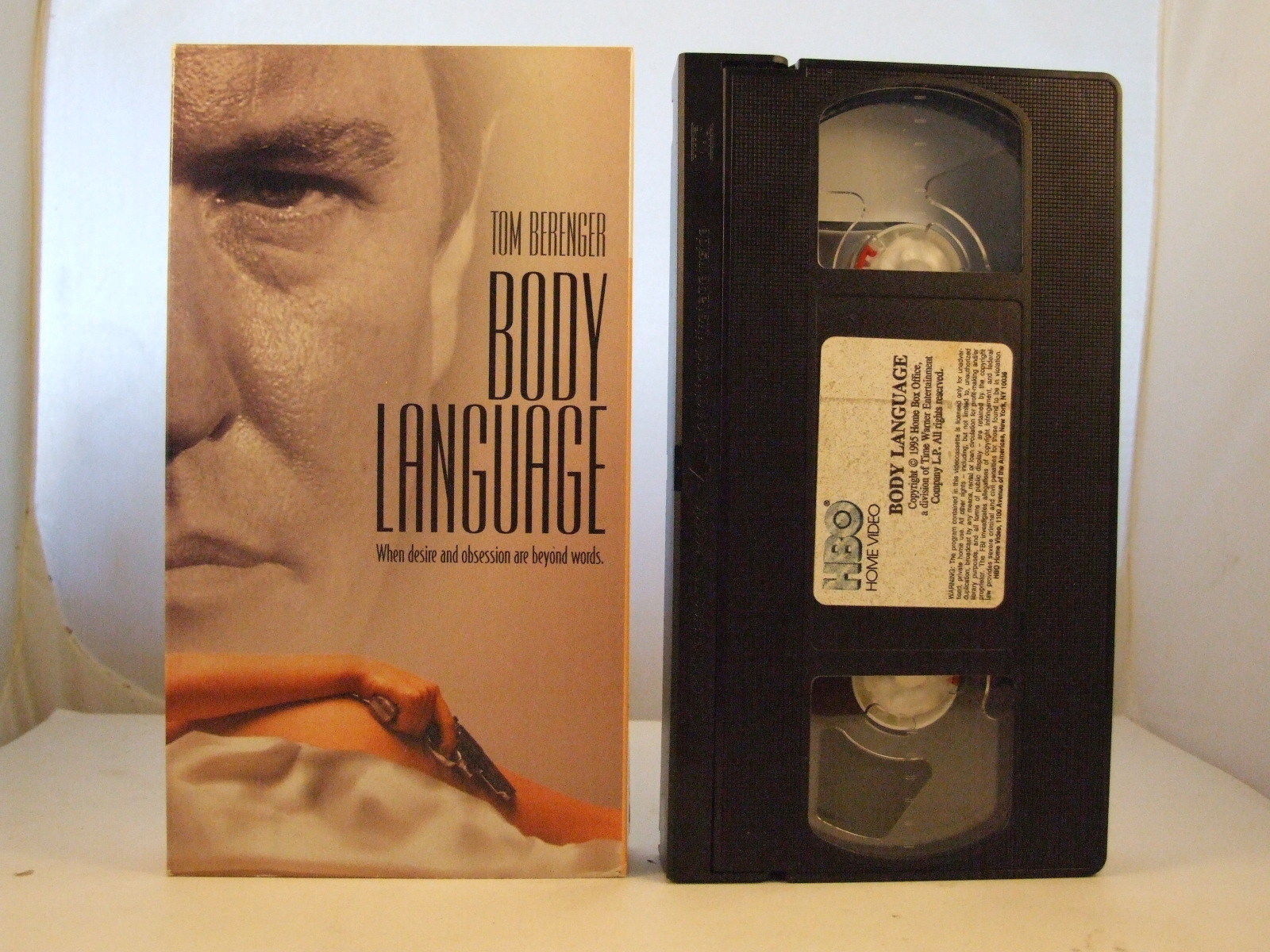 Body Language (1995) VHS erotic thriller Tom Berenger Heidi Schanz ...