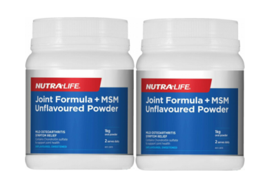 2 x NUTRA LIFE Joint Formula + MSM Powder 1KG Nutralife Glucosamine ...