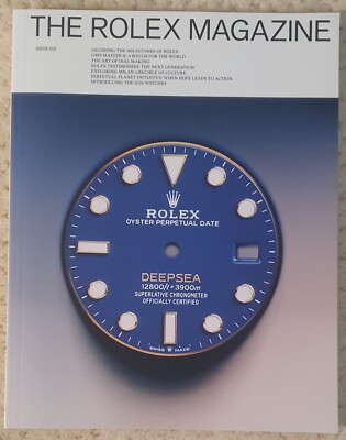 OFFICIAL ROLEX WATCH MAGAZINE CATALOG ISSUE #12 DEEP SEA COCO GAUFF NEW ...