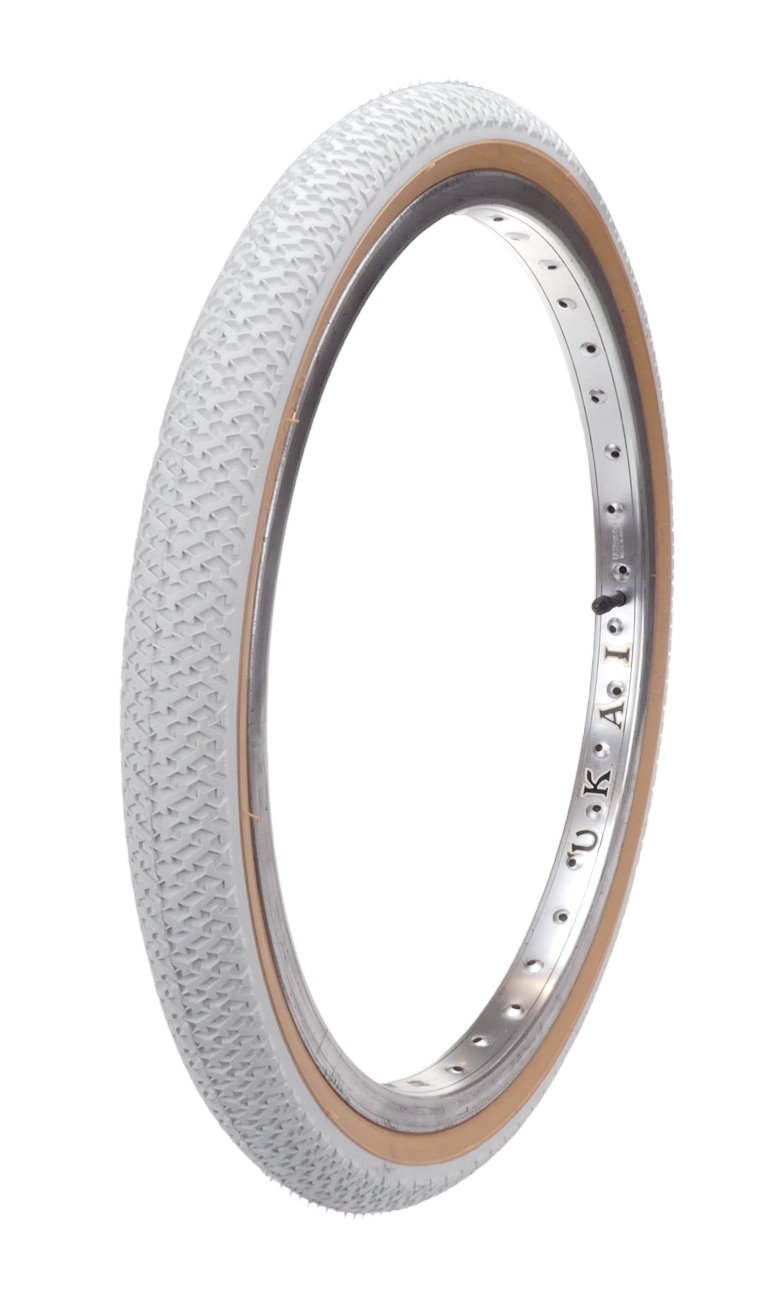 Kenda K55 freestyle tread BMX bicycle gumwall tire - 20" X 1.75 - WHITE ...