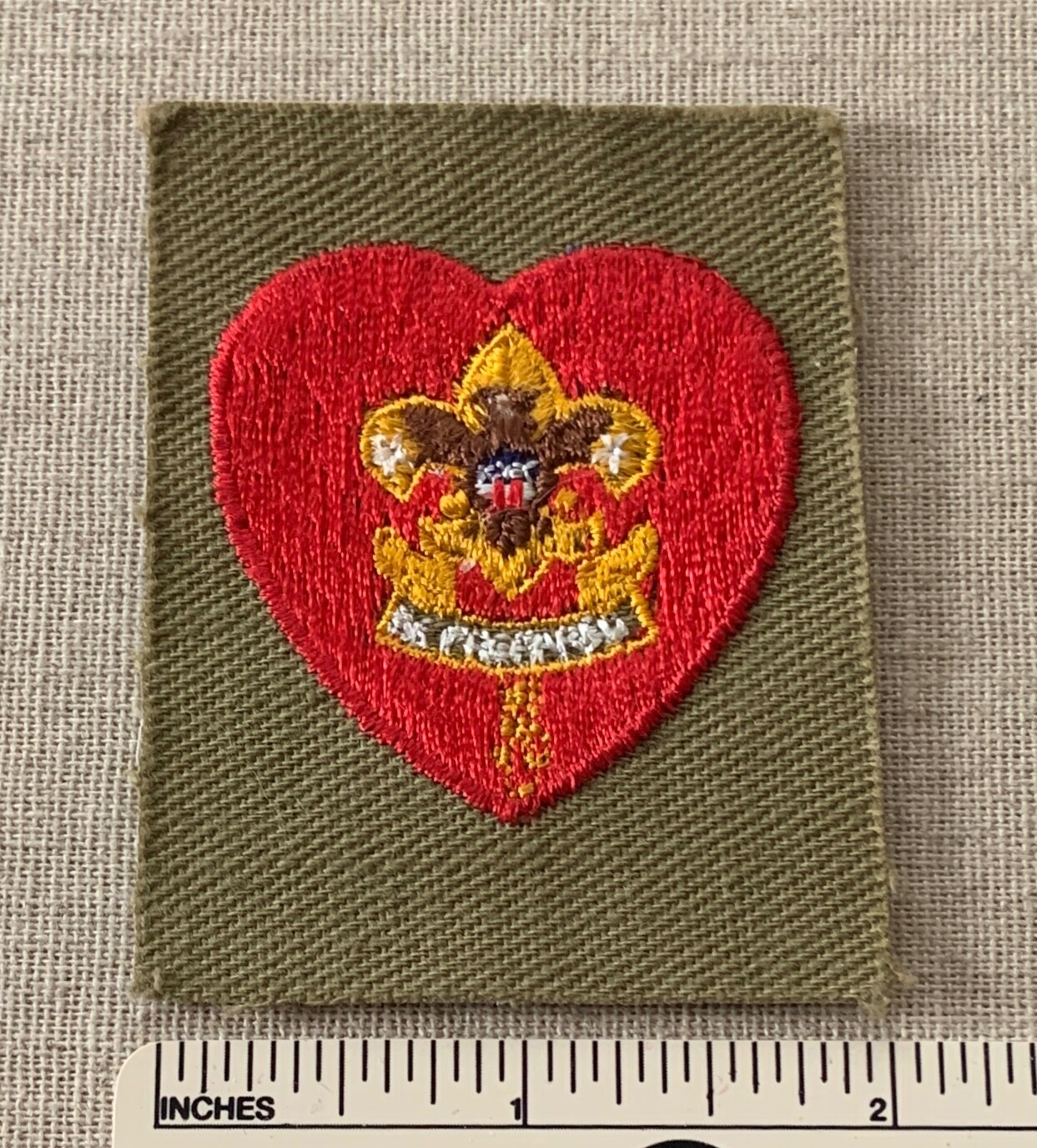 Vintage 1940s LIFE RANK Boy Scouts of America Award PATCH BSA Scouting ...