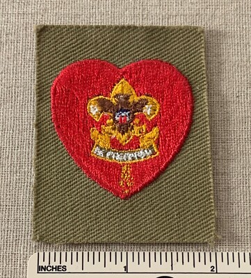 Vintage 1940s LIFE RANK Boy Scouts of America Award PATCH BSA Scouting ...