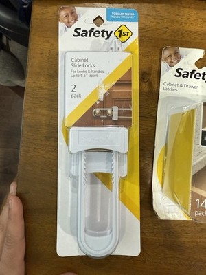 Safety 1st Toddler Safety Bundle (cabinet Locks, Drawer Latches ...