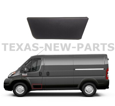 Fits 2019-2024 Ram ProMaster Left Front Door Trim Side Molding Black ...