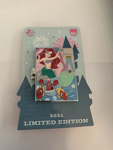 Disney Ariel The Little Mermaid Passholder Quarterly Mosaic LE Hinged ...