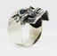 Skull 925 Sterling Silver Skull Head Men's Biker Rider Ring birthday ...
