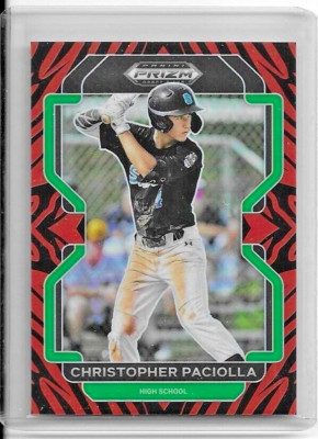 2022 Panini Prizm Draft Picks CHRISTOPHER PACIOLLA RC #69/99 Chicago ...