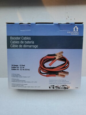 Helping Hand 73155 12' 10 Gauge Booster Cable, Helping Hand | eBay
