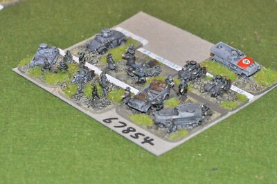 10mm WW2 / german - HQ staff 23 figs & 6 vehicles - command (67854 ...