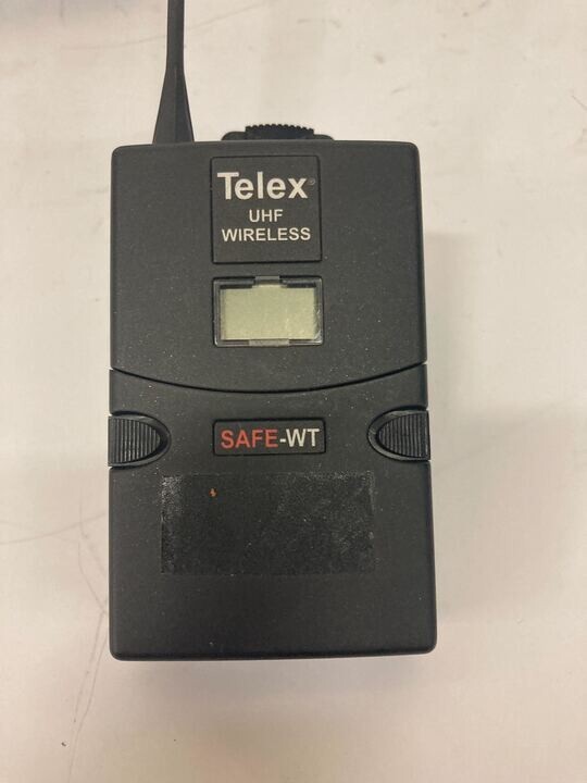 Lot of 7 Telex Safe-WT Band F UHF Wireless Beltpack Transmitter Tested ...