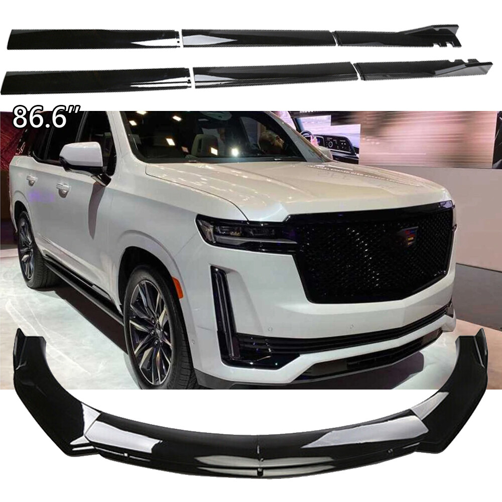 For 2007-2014 Cadillac Escalade Front Bumper Chin Lip Splitter Spoiler ...