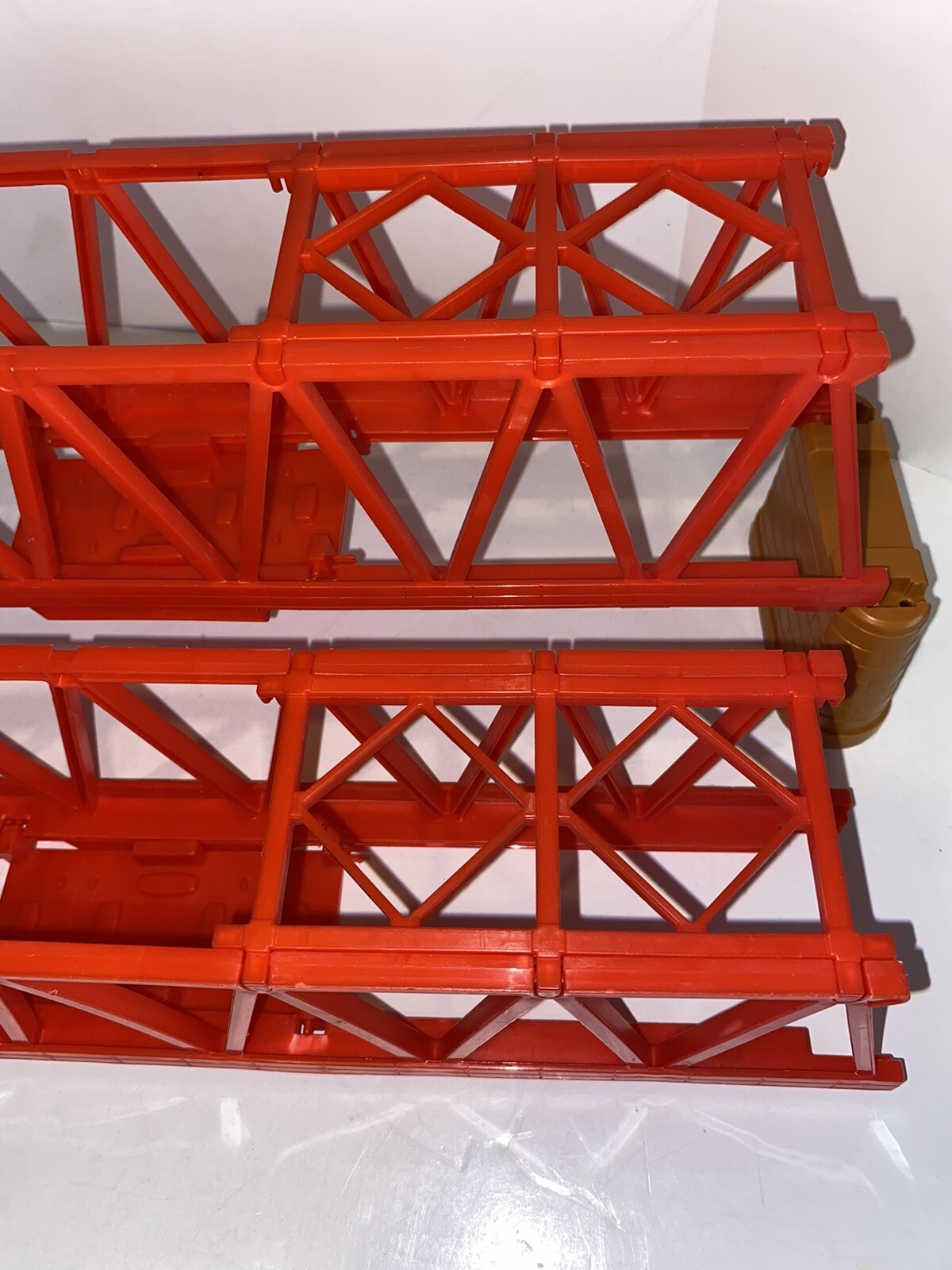 Thomas The Train Trackmaster TOMY Red Girder Suspension Bridges Set Of ...