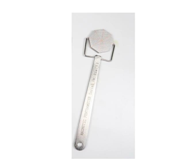 PIE Gauge #1 Magnetic Pie indicator pie shaped magnetic particle field ...