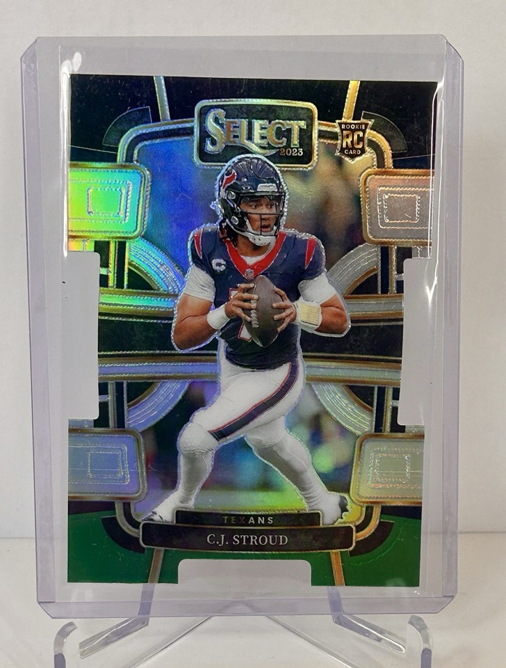 2023 Panini Select CJ Stroud RC Black Gold Die Cut # 41 | eBay