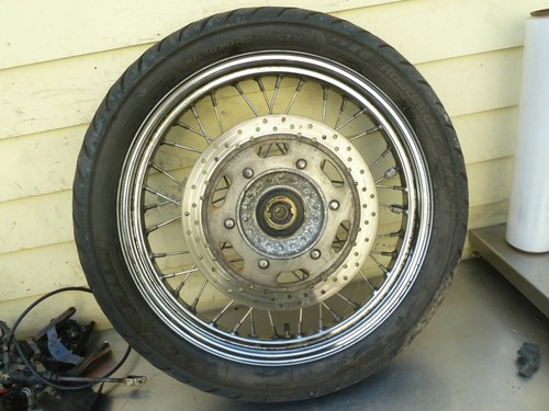 Front wheel tire rotor Bonneville T100 New Triumph Thruxton 01-07 # | eBay