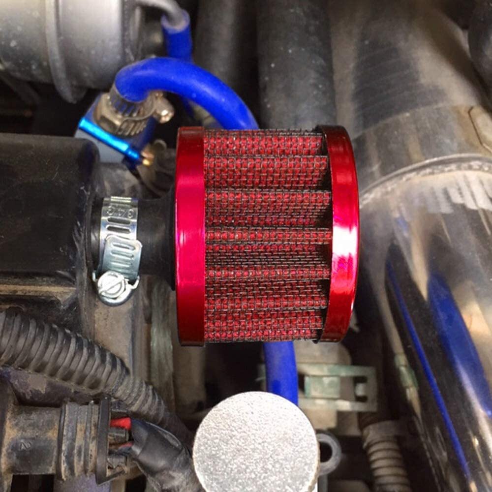 2 ×12mm Cold Air Intake Filter Turbo Vent Crankcase Car Breather Valve ...