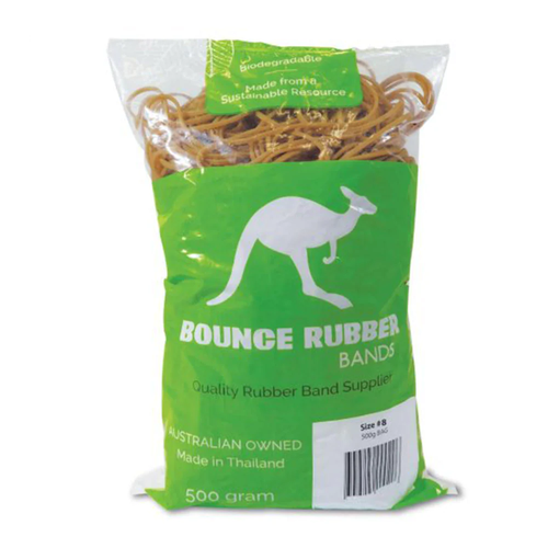 Bounce Size 8 Rubber Bands 500gm Natural Durable High Quality Eco ...