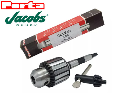 Jacobs MT1 Drill Chuck 41BA Model Lathe 0-10mm Precision 3/8" Thread 3/ ...