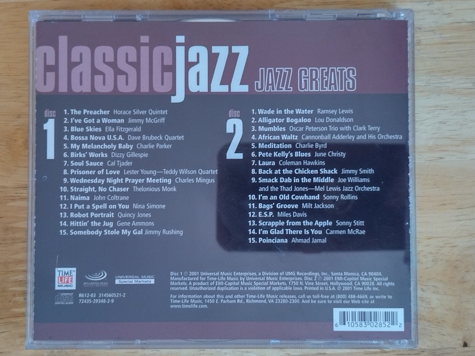 Jazz Compilation Music CDs - Classic Jazz: The Jazz Greats | eBay