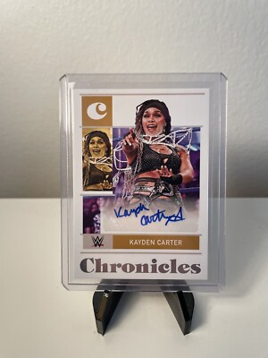 KAYDEN CARTER 2022 Panini Chronicles WWE AUTOGRAPH AUTO CS-KCT | eBay