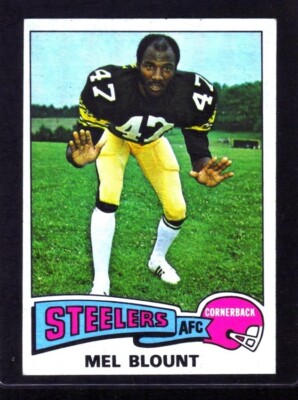 1975 Topps #12 Mel Blount PITTBURGH STEELERS Rookie Card ~ EX/MT | eBay