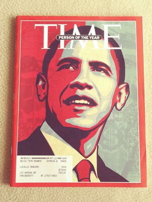 Time Magazine "Person of the Year" (Barack Obama) Dec. 29, 2008 | eBay